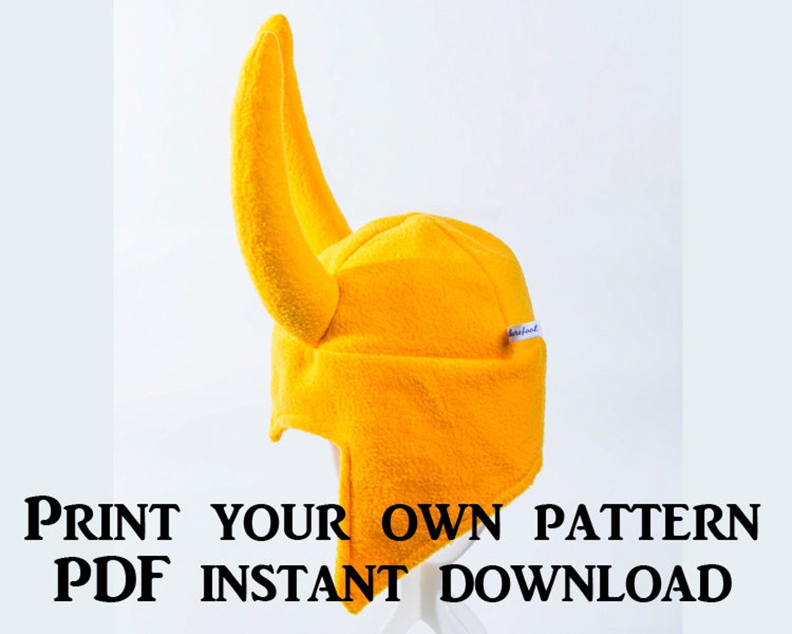Fleece Norse God Loki Hat Pattern – Digital PDF Loki Costume Hat ...