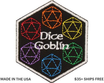 Dice Goblin Patch - Etsy