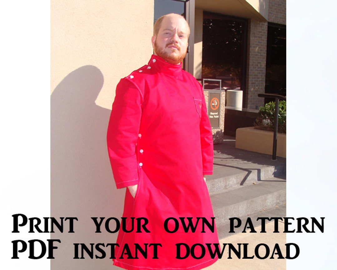 Howie Lab Coat Pattern Horrible Lab Coat Digital Download - Etsy