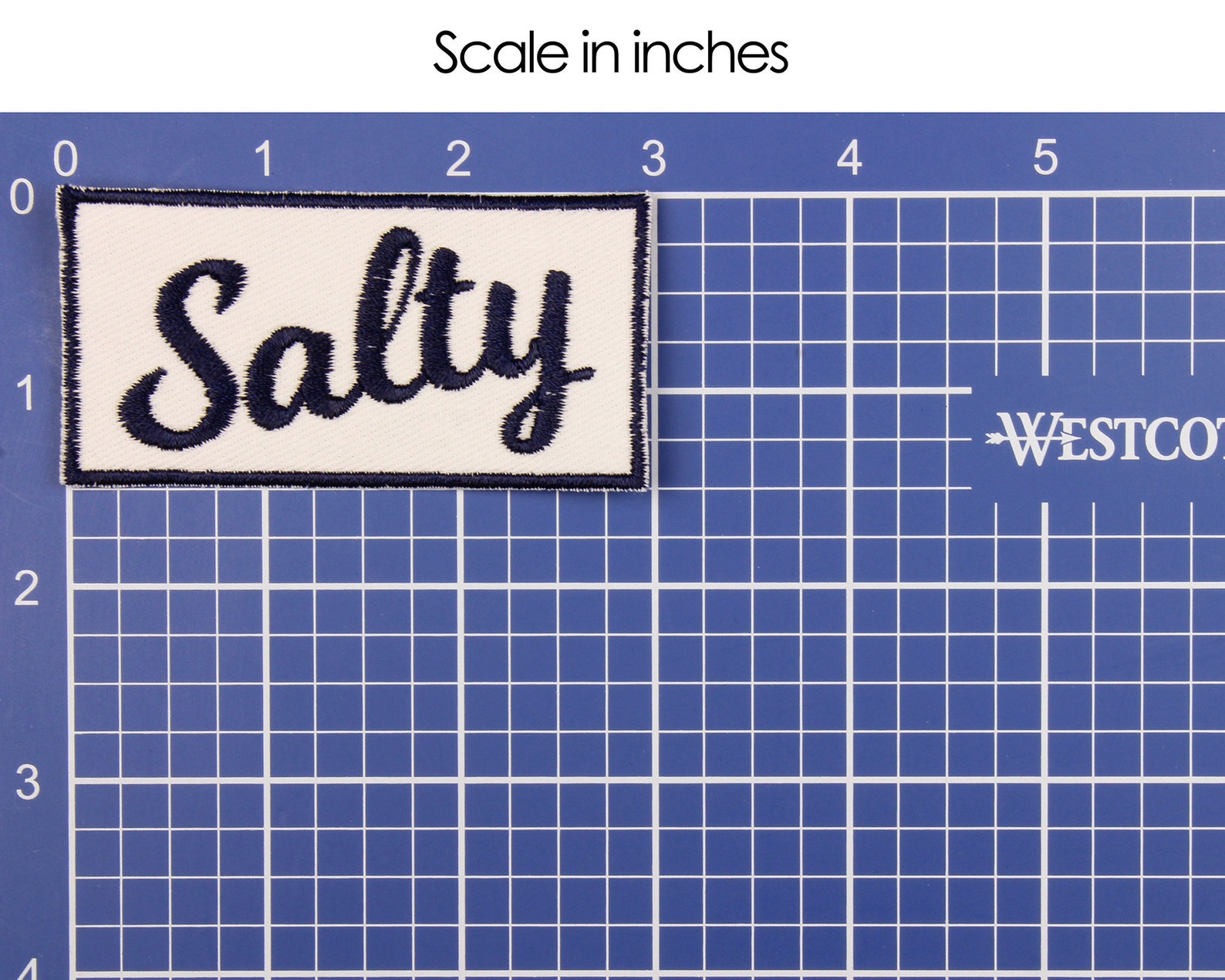 Salty Patch – Made in USA – 3" X 1.5" Embroidered Patches for Jackets ...