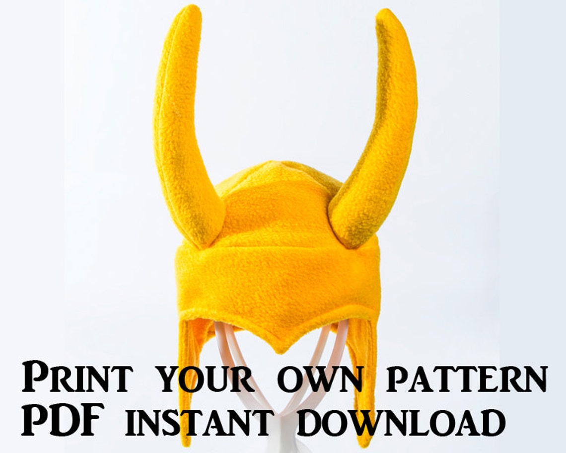 Fleece Norse God Loki Hat Pattern Digital PDF Loki Costume - Etsy