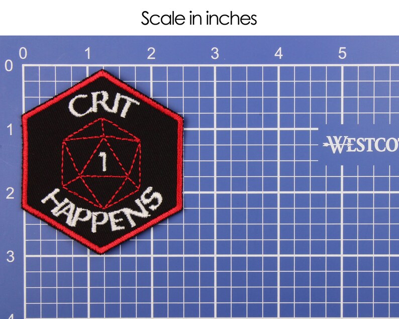 Crit Happens Patch – Made in USA – 2.5" X 3" Critical Failure Patches ...