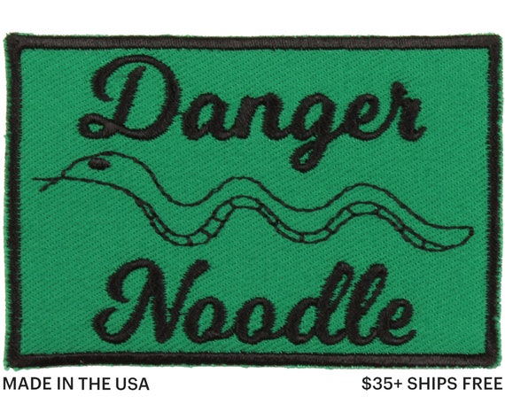 Snake Danger Noodle Patch Fabriqué aux États-Unis 3 x - Etsy France