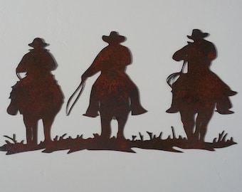 Western metal art | Etsy