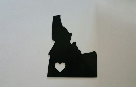 Idaho metal art I love Idaho Idaho State home decor Idaho | Etsy