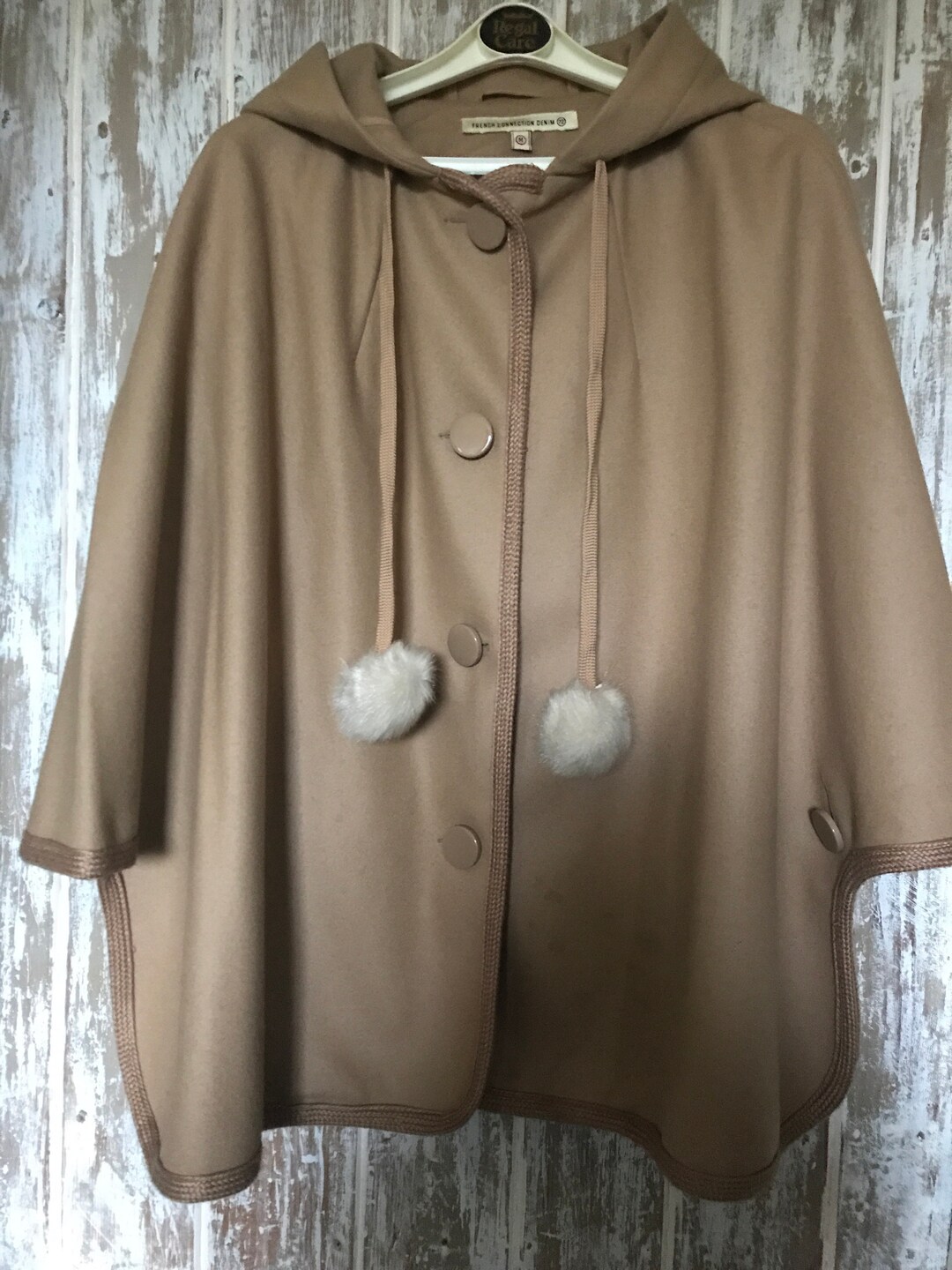 Buy Vintage French Connection Camel Cape Online in India - Etsy