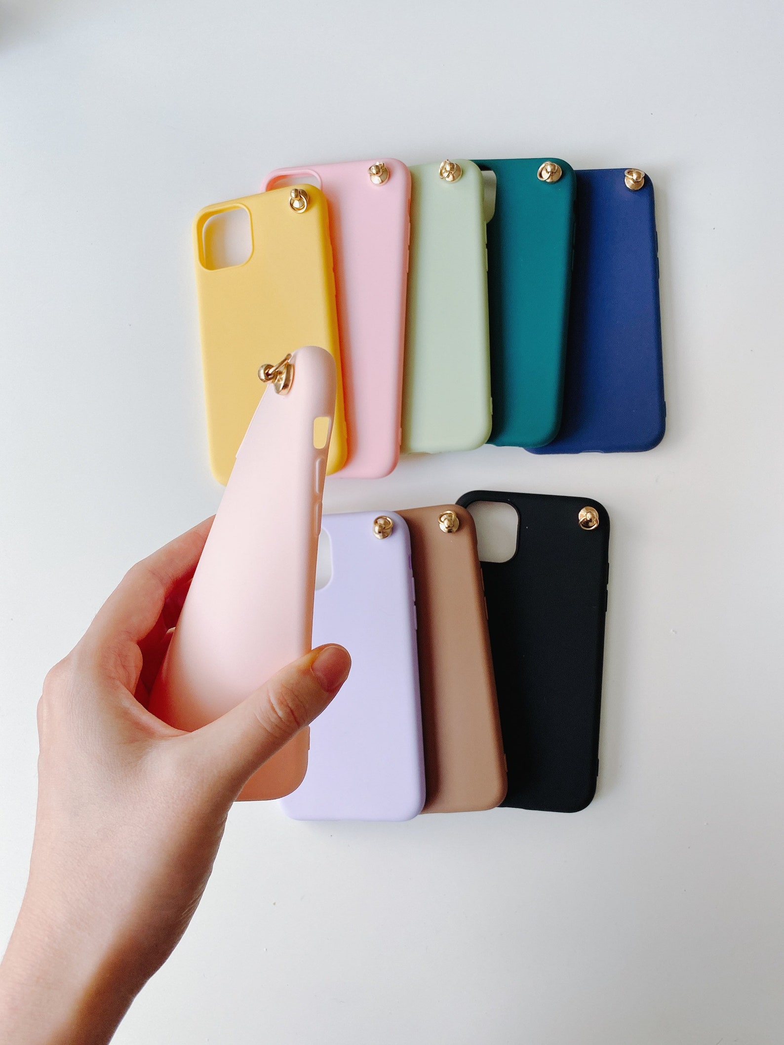 Jelly pastel ring keychain iPhone case | Etsy