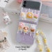 Rabbit Bunny Toast Icecream Syrup Decoden Hard Samsung Galaxy Z Flip5/z ...