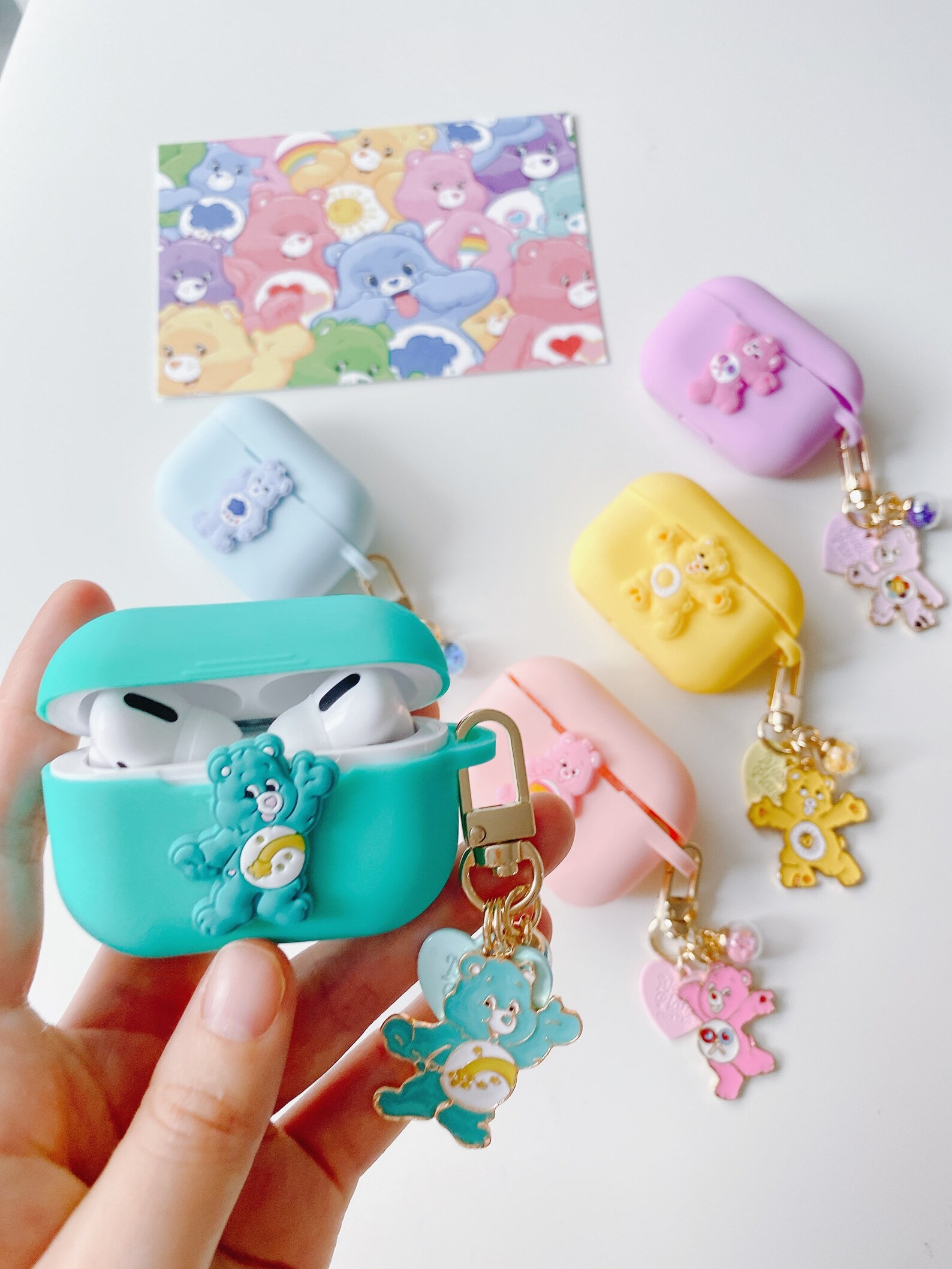 Care Bear Airpod Pro Case and Airpod Casekeychain Set Gift - Etsy