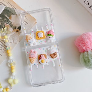 Rabbit Bunny Toast Icecream Syrup Decoden Hard Samsung Galaxy - Etsy