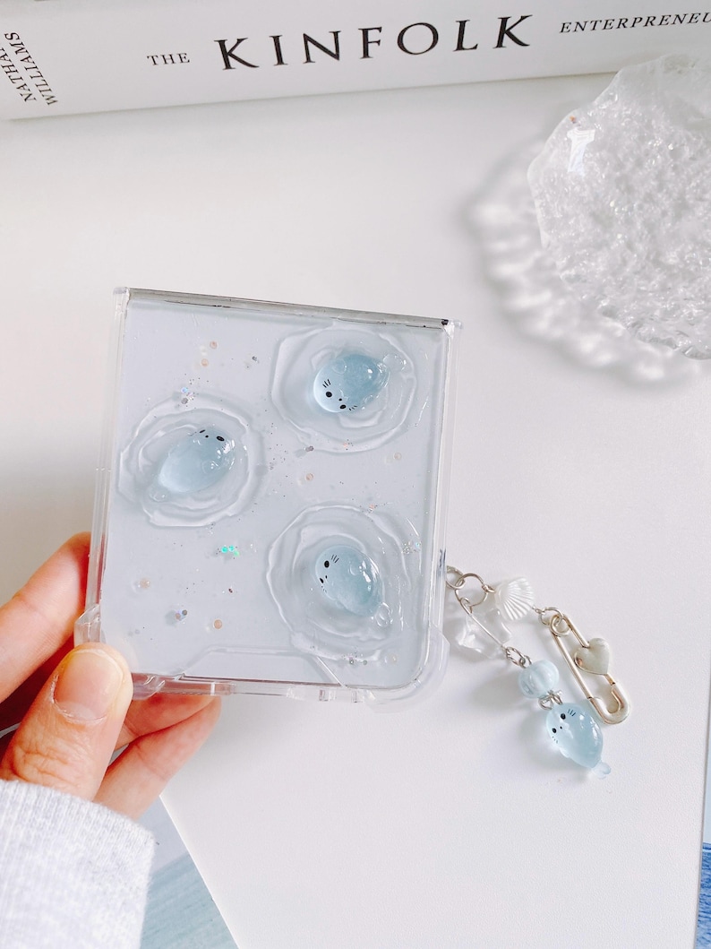 Wave Luminous Sea Seals Galaxy Z Flip7/6/5/4/3 Case - Etsy