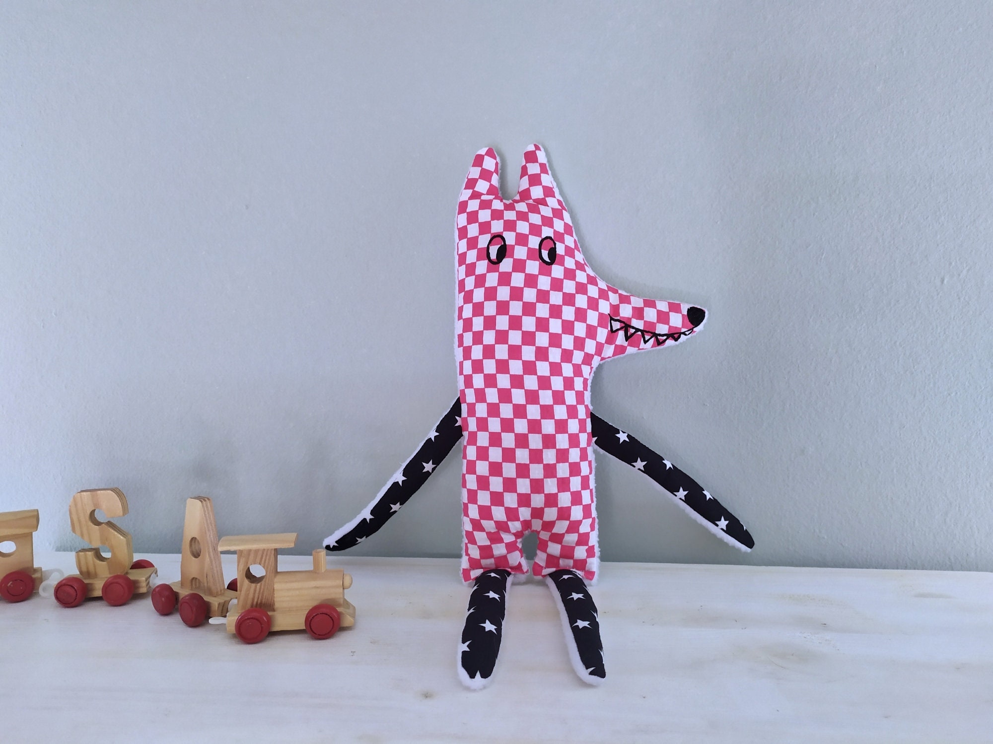 Kids Animal Rag Doll Wolf Stuffed Animal Toy Nursery | Etsy