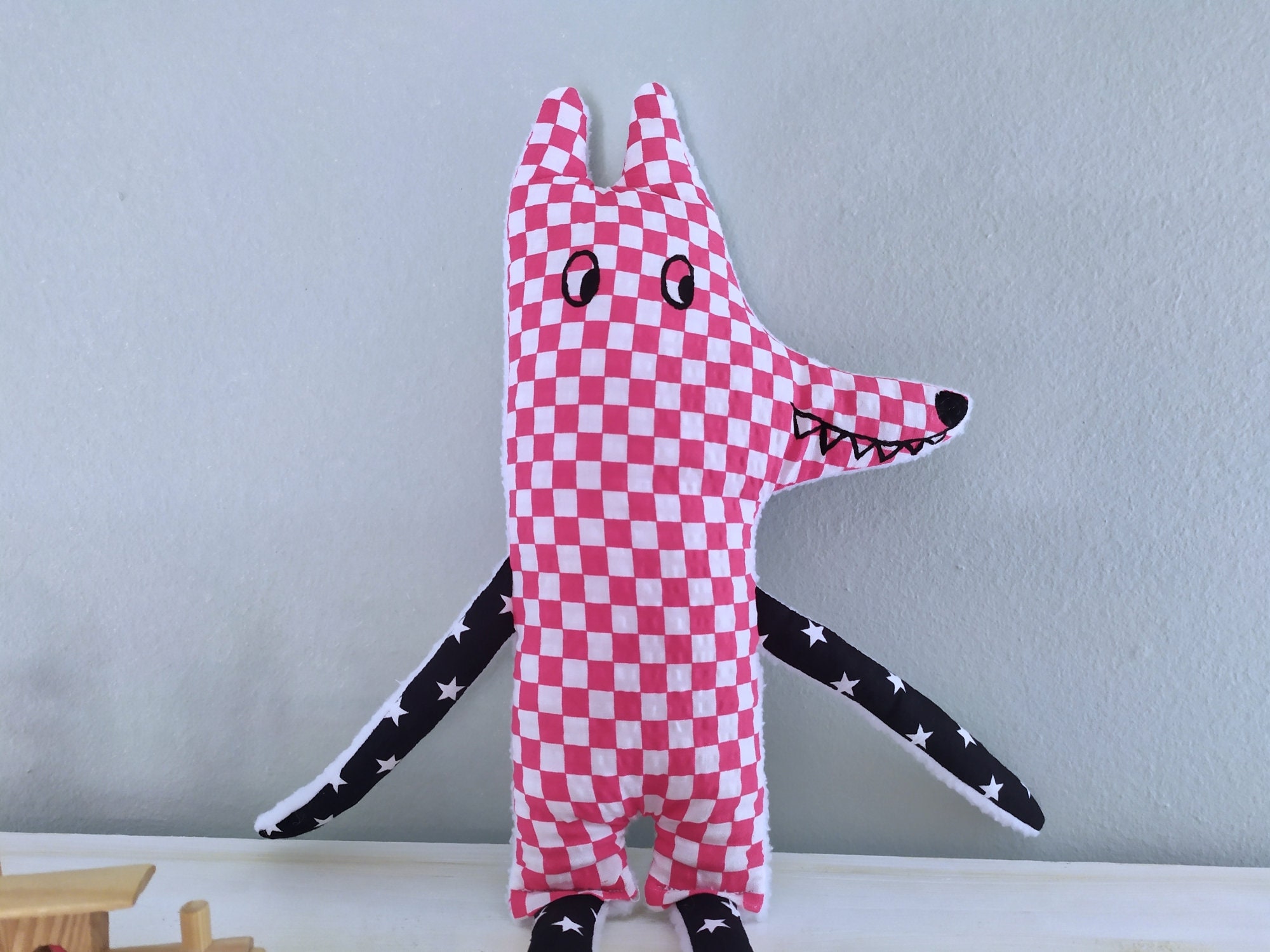 Kids Animal Rag Doll Wolf Stuffed Animal Toy Nursery | Etsy