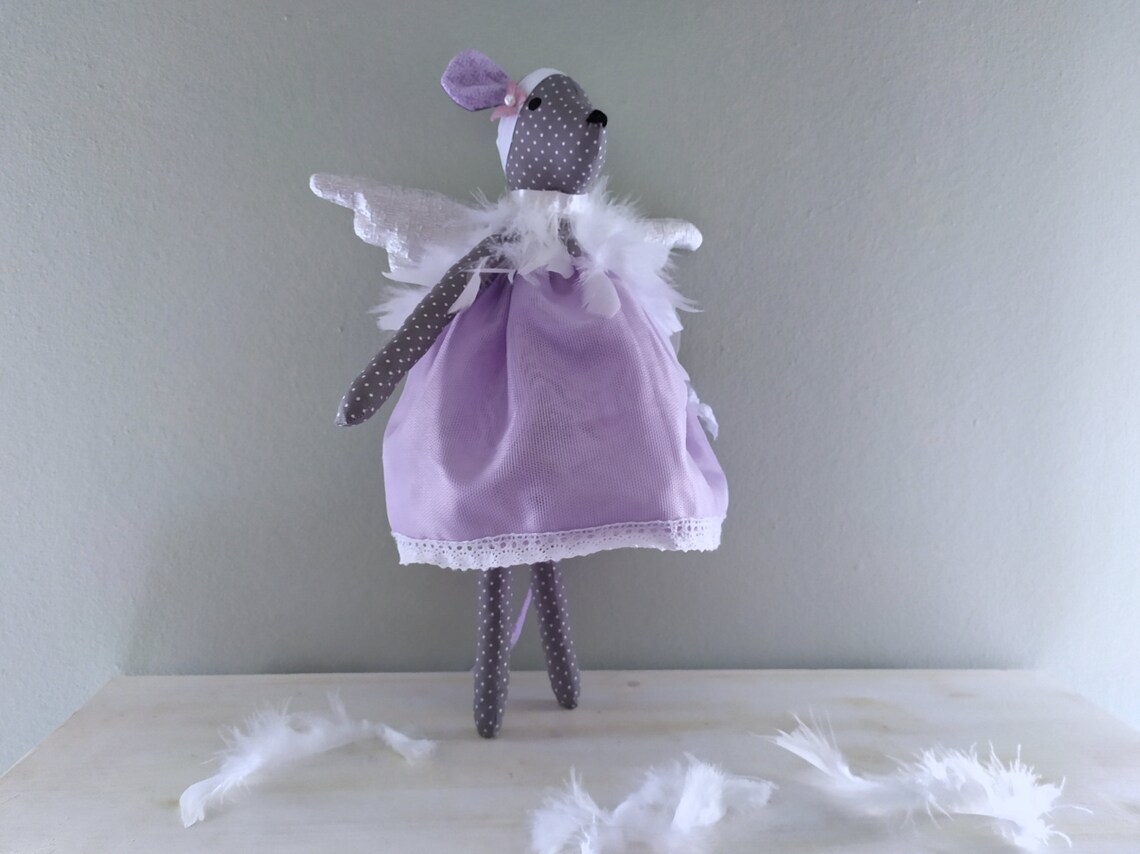 Mouse Rag Doll Cloth Doll Animal Doll for Girls | Etsy