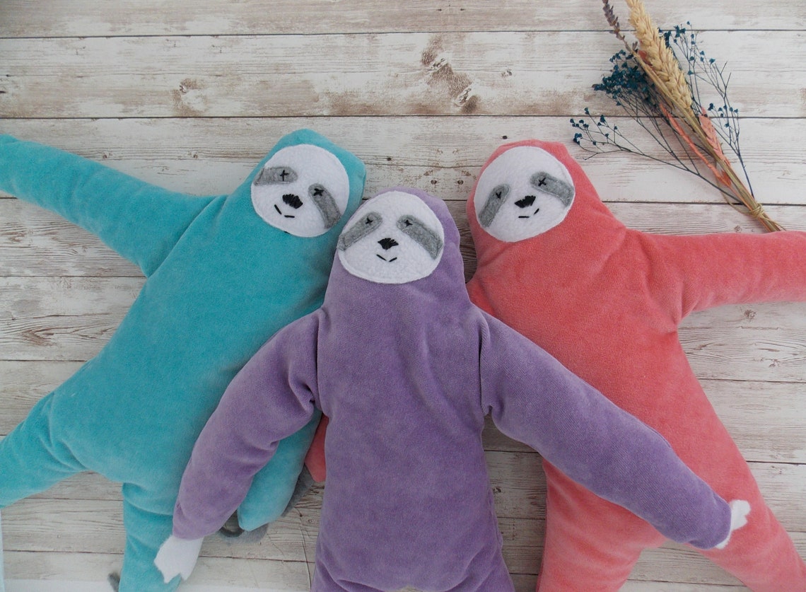 Sloth Stuffed Animal Plush for Children Soft Sloth Toy Kids - Etsy