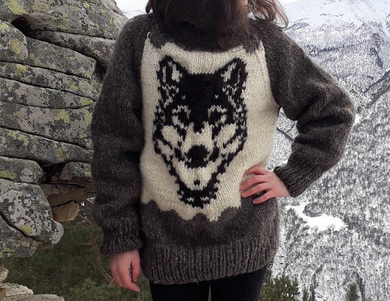PDF Chunky KNITTING PATTERN Wolf Head Pattern Wolf Knit | Etsy