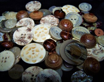 Faux leather buttons | Etsy