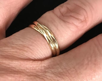 Triple Intertwined Ring - Etsy