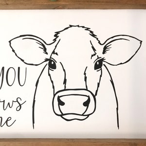 Ill Love You Til the Cows Come Home / Rustic Nursery Decor / | Etsy