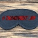 Superhero Logo Sleep Mask. Superhero Sleeping Mask. Sleep Mask ...