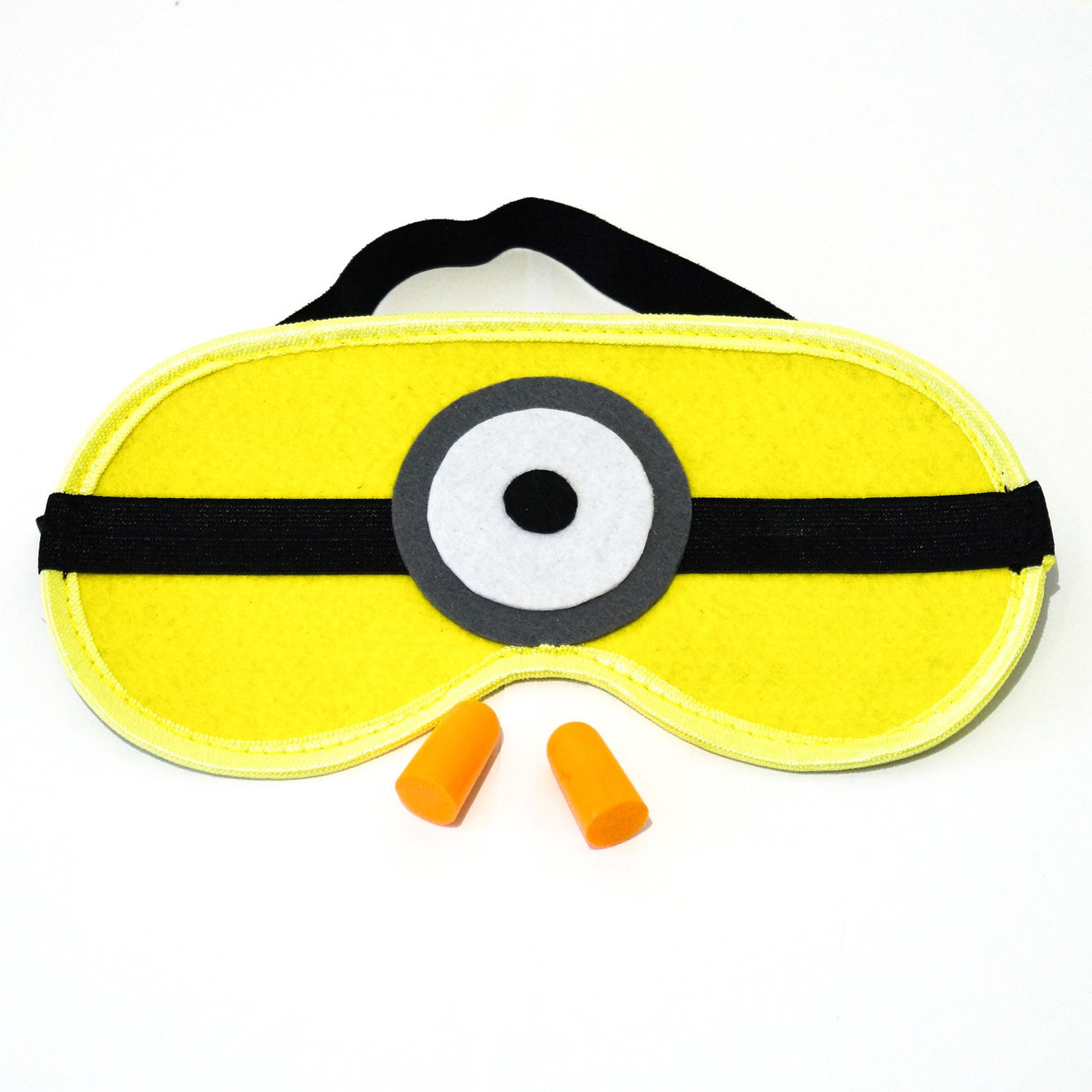 Minion Sleeping Mask Felt Sleep Mask Travel Eye Mask - Etsy