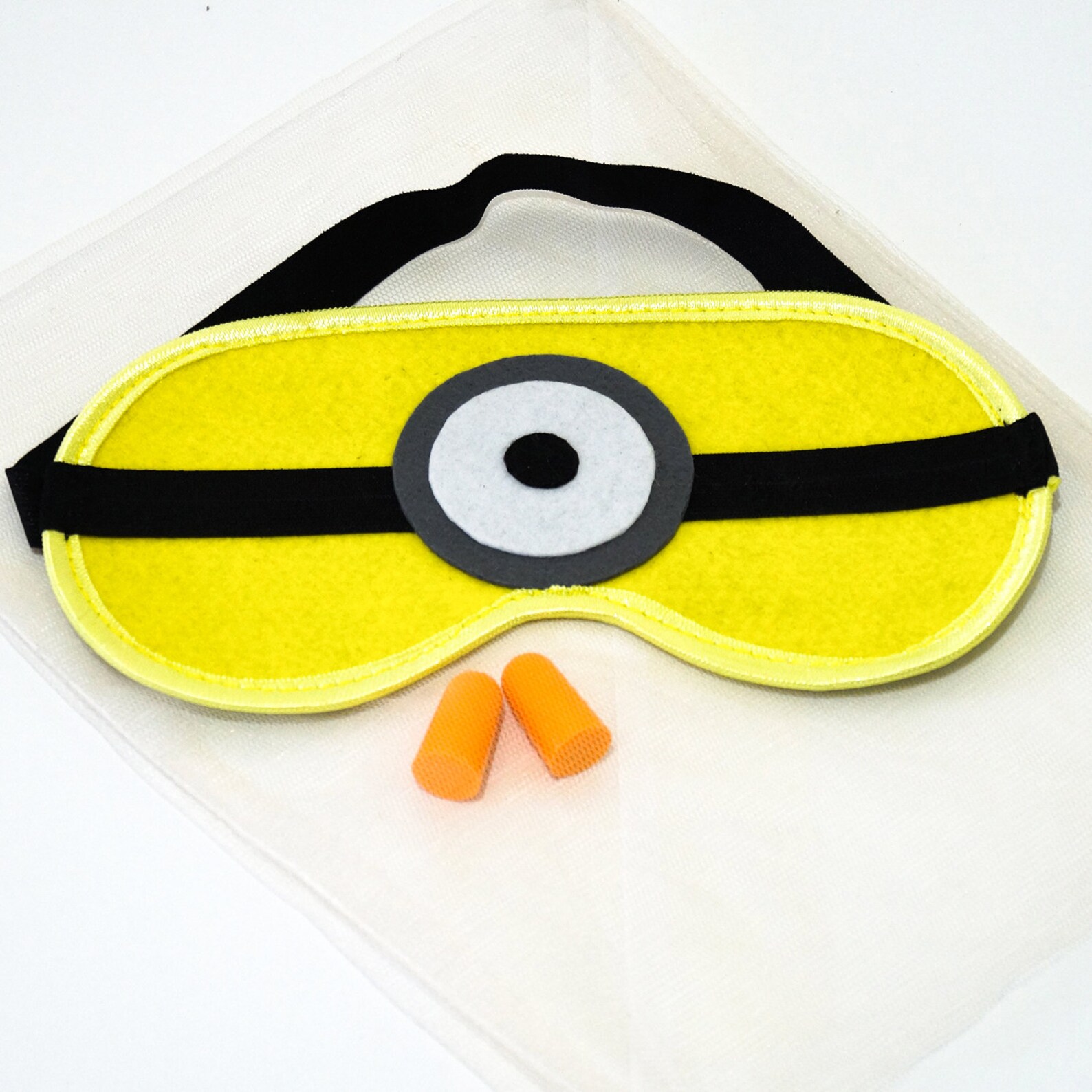 Minion Sleeping Mask Felt Sleep Mask Travel Eye Mask | Etsy