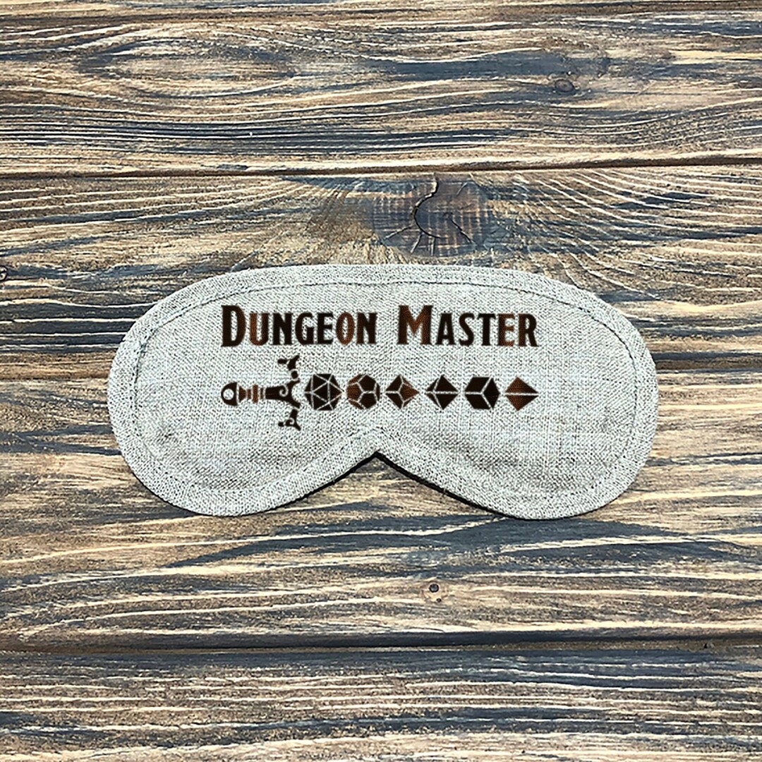 D20 Sleep Mask Gamer Sleeping Mask Dungeons and Dragons Sleep Mask D&D ...