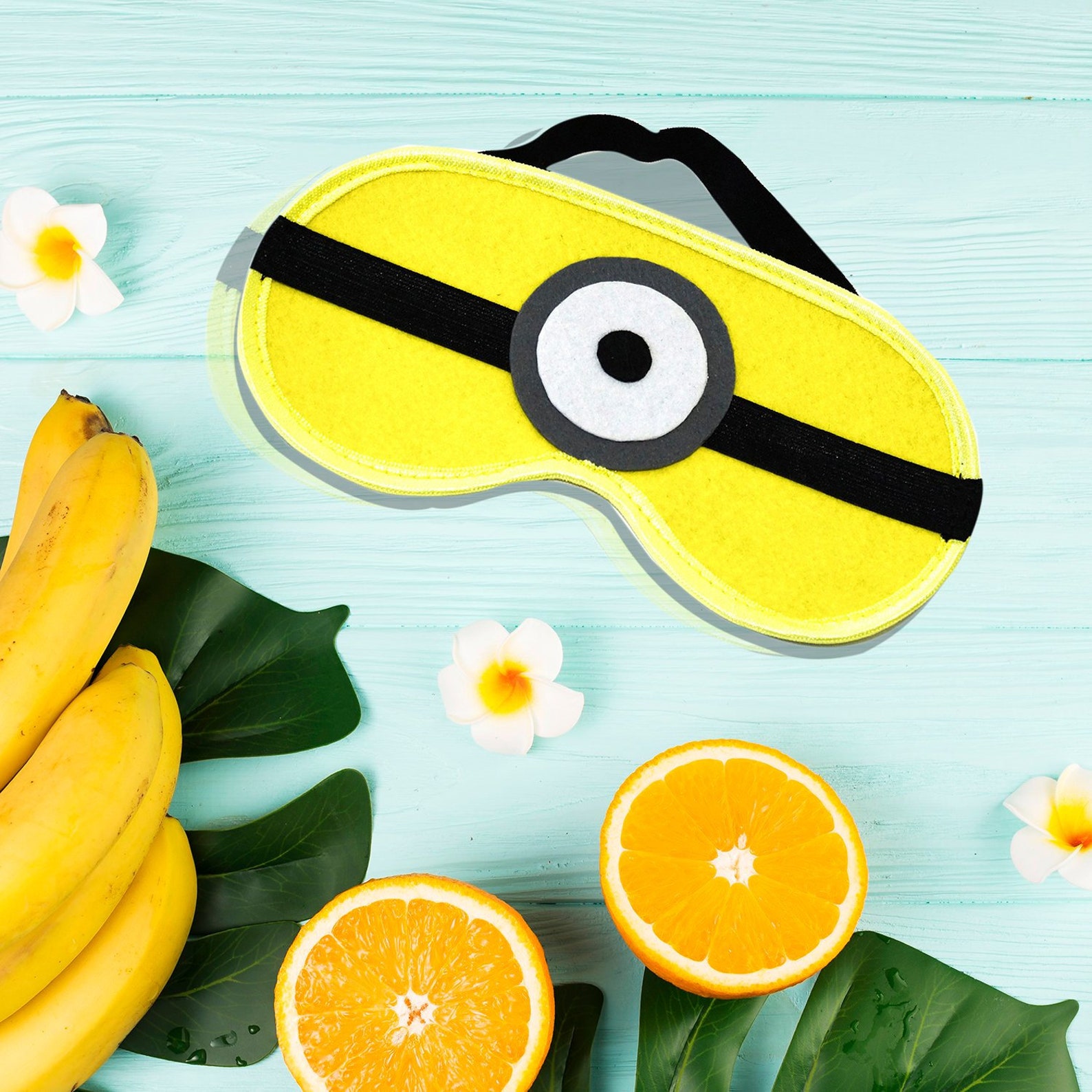 Minion Sleeping Mask Felt Sleep Mask Travel Eye Mask | Etsy