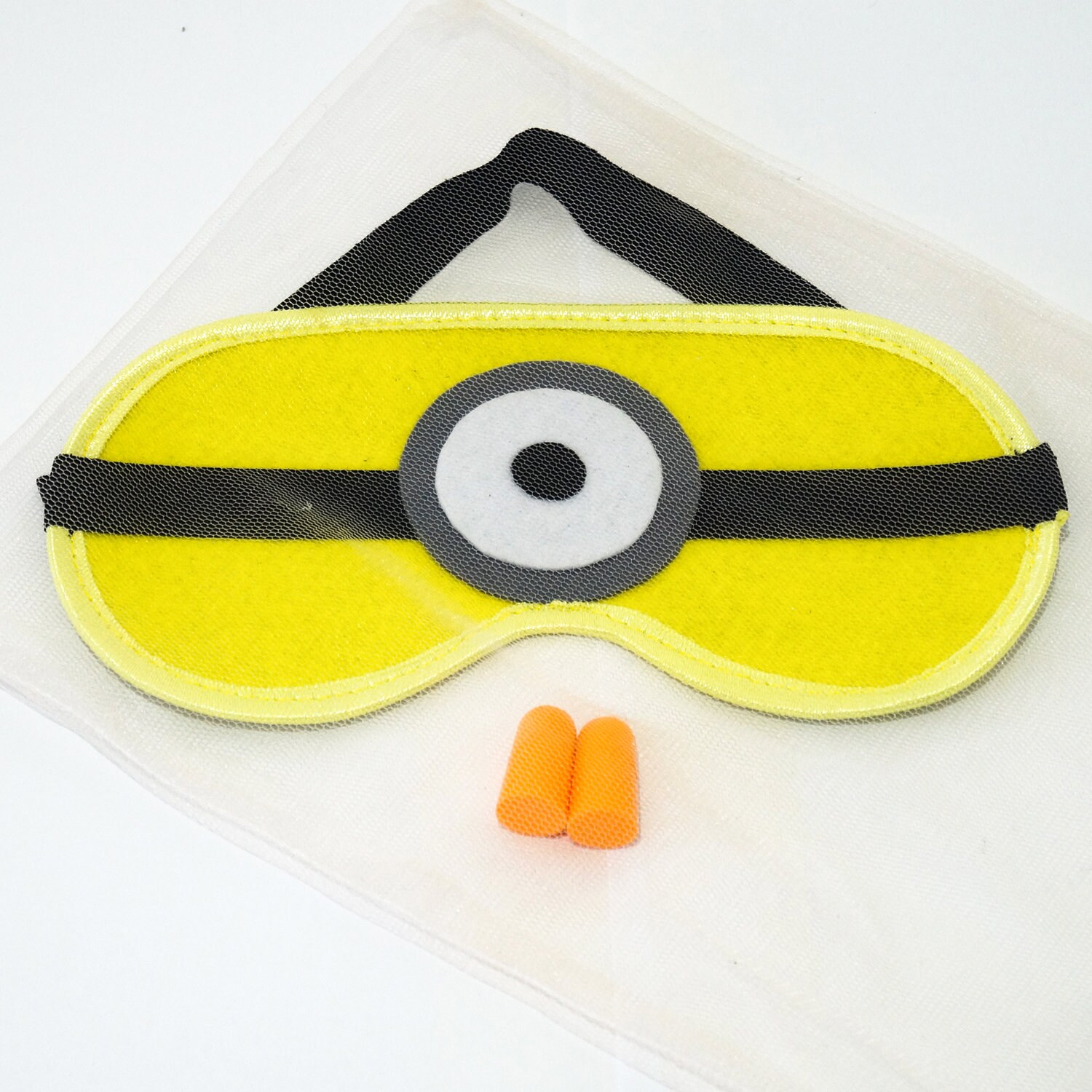 Minion Sleeping Mask Felt Sleep Mask Travel Eye Mask | Etsy