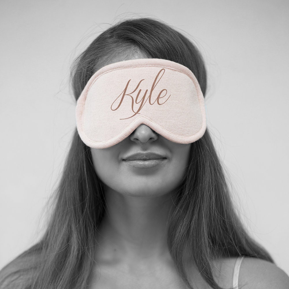 Personalized Sleep Mask. Custom Name Sleep Mask With - Etsy