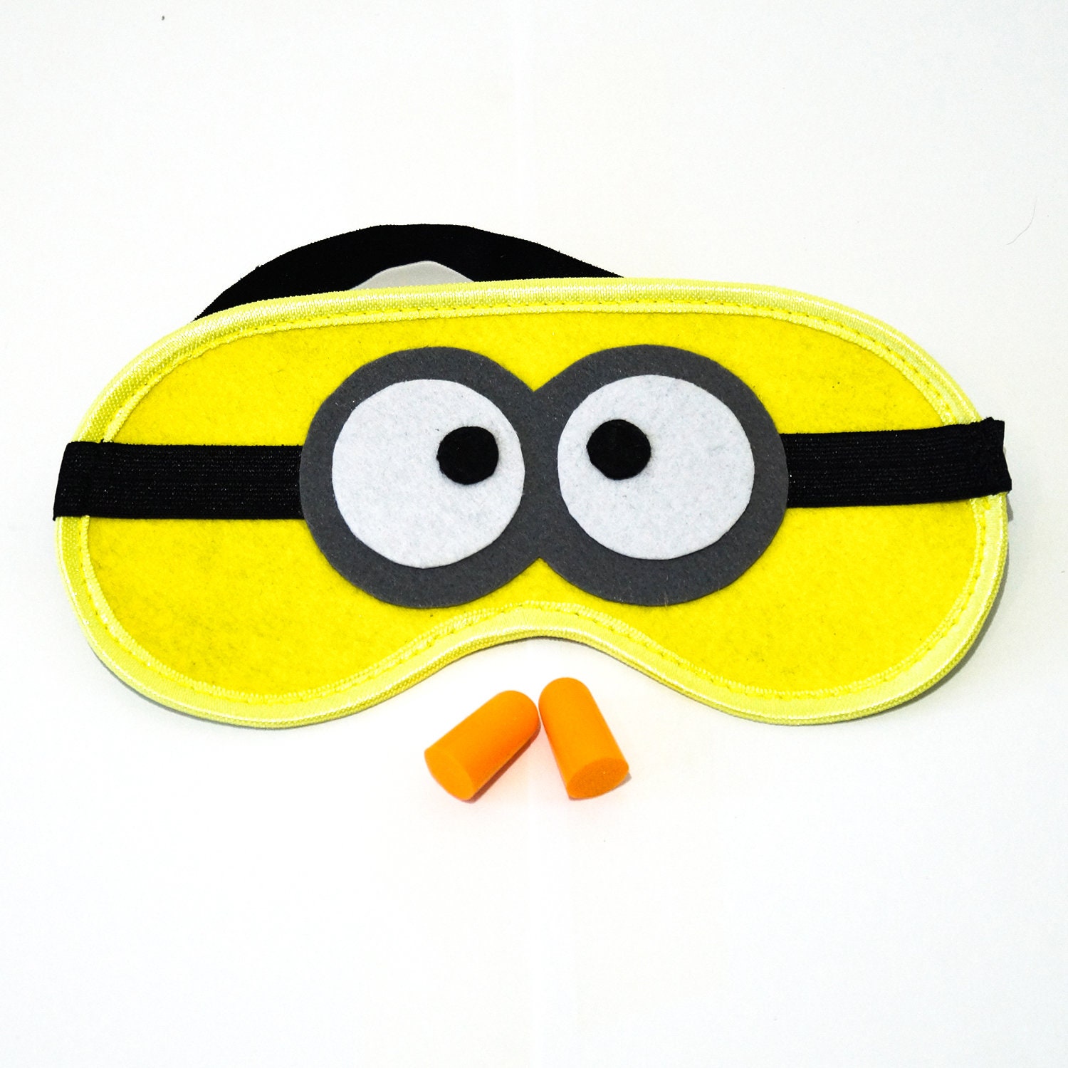 Minion Sleeping Mask Felt Sleep Mask Minion Travel Eye Mask - Etsy India