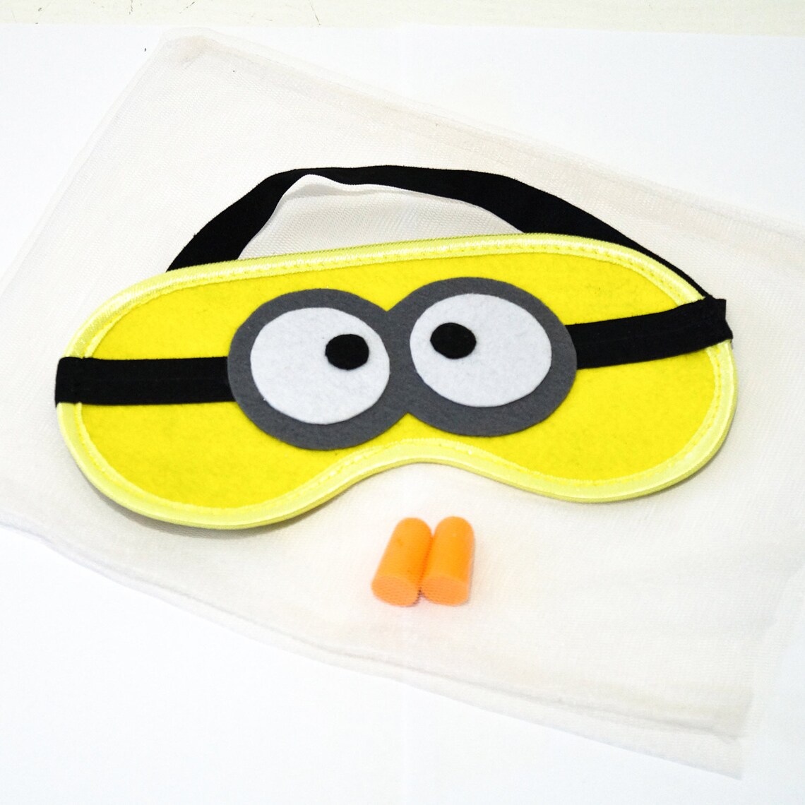 Minion Sleeping Mask Felt Sleep Mask Minion Travel Eye Mask - Etsy India