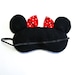 Minnie Mouse Face Sleep Mask. Furry Eye Mask. Sleep Mask for - Etsy