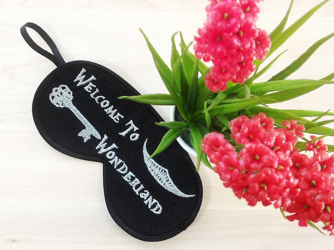 Original Alice in Wonderland Style Sleep Mask for Girls Eye Sleep Cover ...