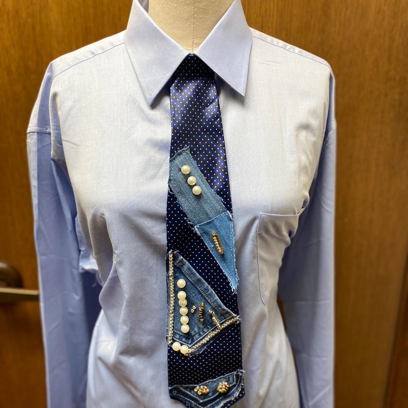 Denim Neck Tie - Etsy