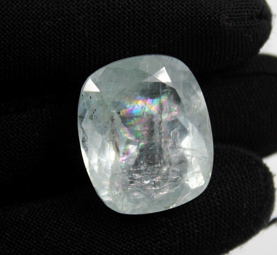 Natural Fair Aquamarine Cut Gemstone / Sfaccettata Loose - Etsy Italia