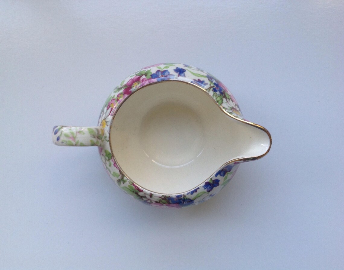 Chintz Creamer Summertime Pattern Royal Winton Grimwades - Etsy