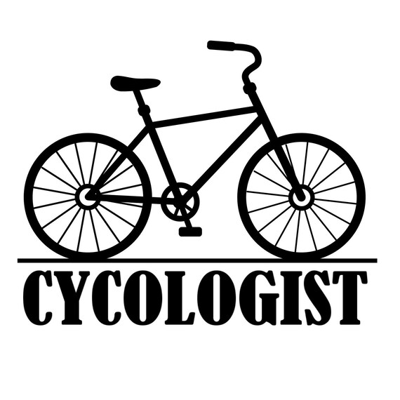 Cyclist Svg. Cycle and Cycology Svg Digital Download | Etsy Australia