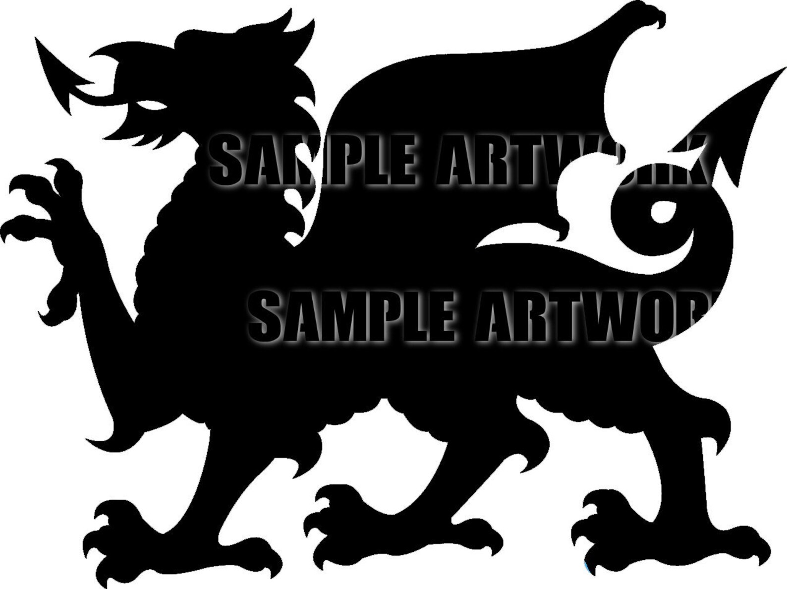 Welsh Dragon SVG Digital Download - Etsy
