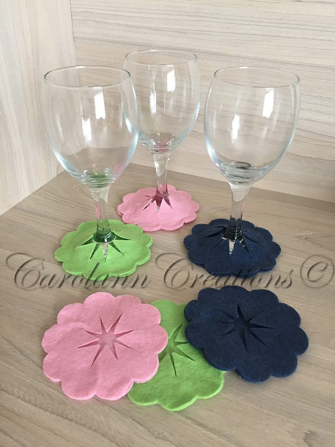 Wineglass Coaster/slipper SVG Files for Cricut Maker Etc. - Etsy