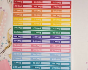 Zoom Meeting Planner Stickers - Etsy