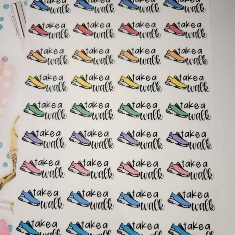 Walk Stickers - Etsy