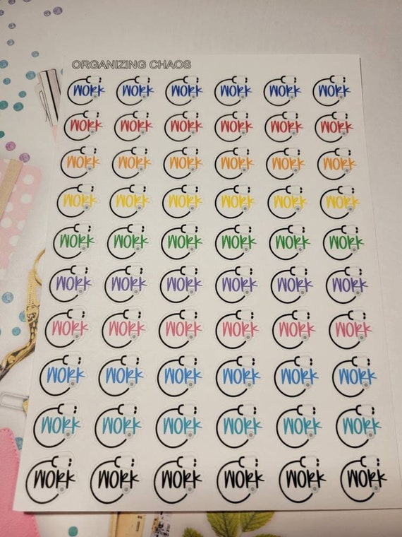 Work Planner Stickers Nurse Planner Stickers Medical Planner - Etsy