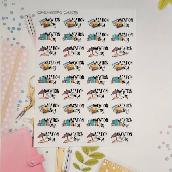 Vacation Stickers - Etsy