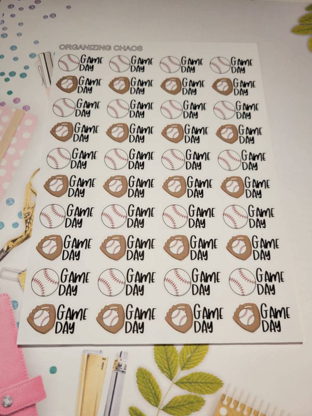 Baseball Game Day Planner Stickers, Sport Planner Stickers , Functional ...