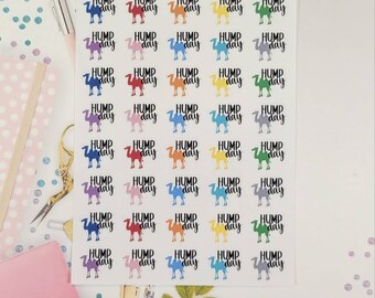 Camel Hump Day Planner Stickers, 20 or 64 Count - Stickers for Planners ...