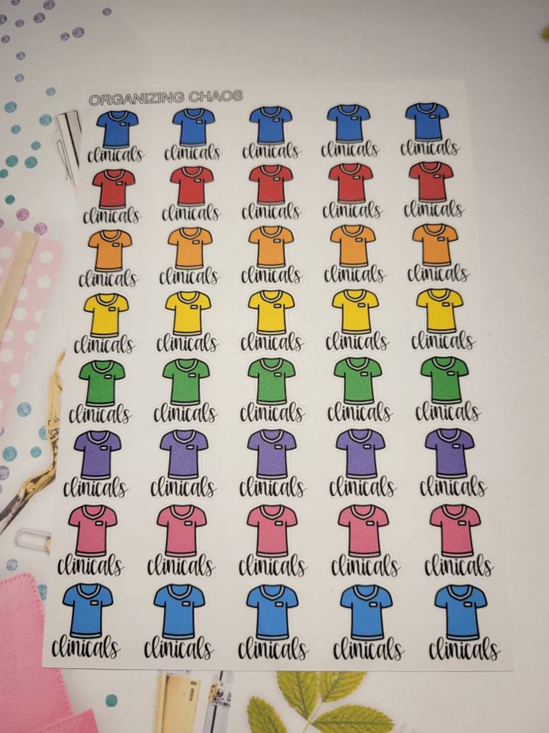 Clinicals Planner Stickers, Nursing Planner Stickers, Doctor Planner ...