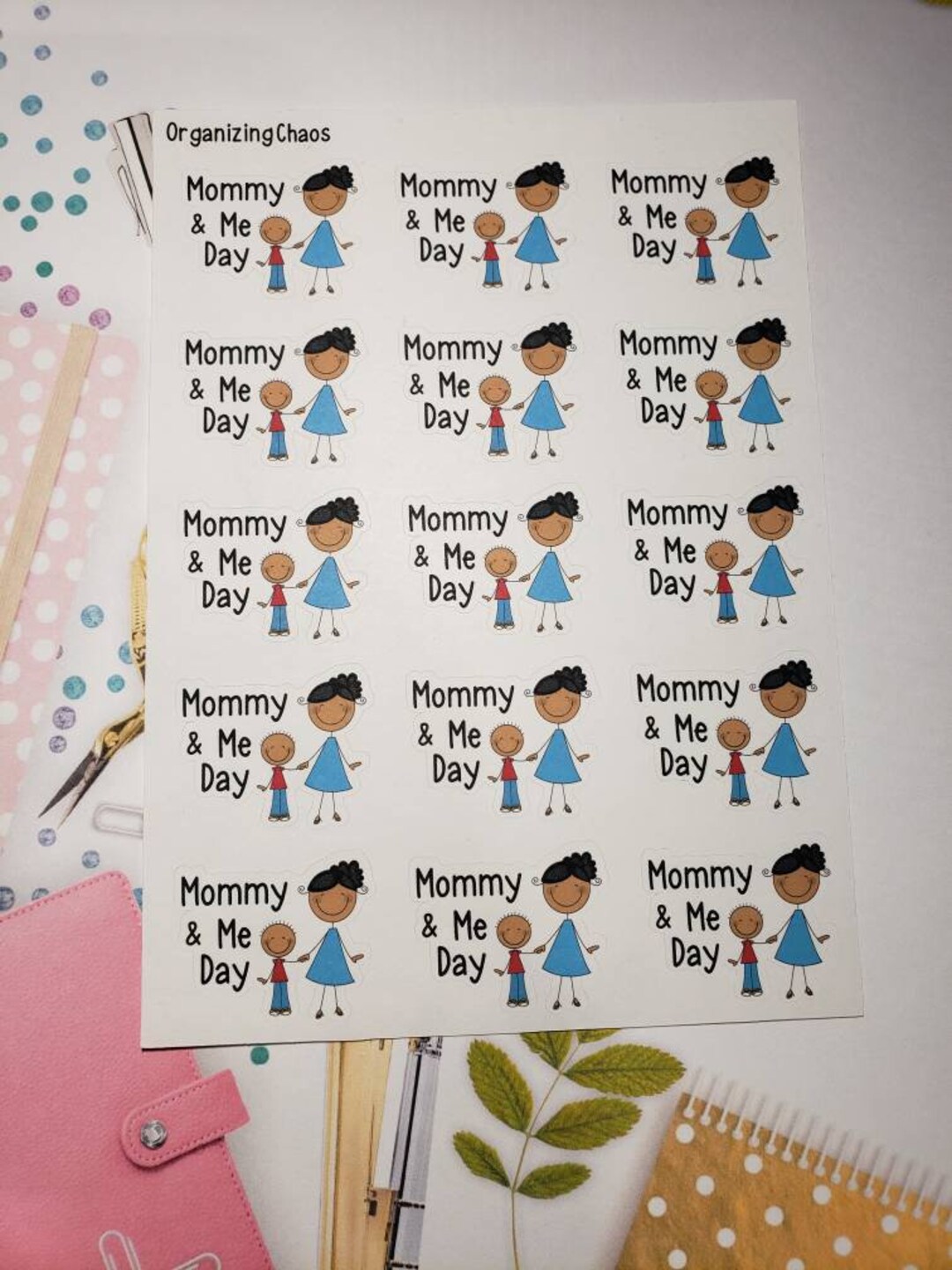 Mommy and Son Time Planner Stickers, Functional Planner Stickers, Dark ...