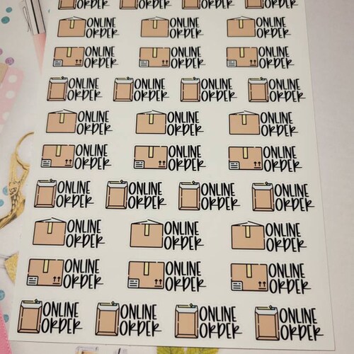 Online Order Planner Stickers Packages - Etsy