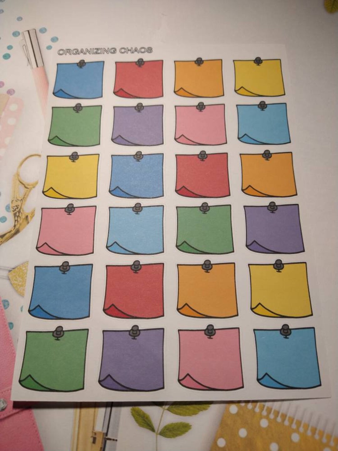 Post It Planner Stickers - Etsy